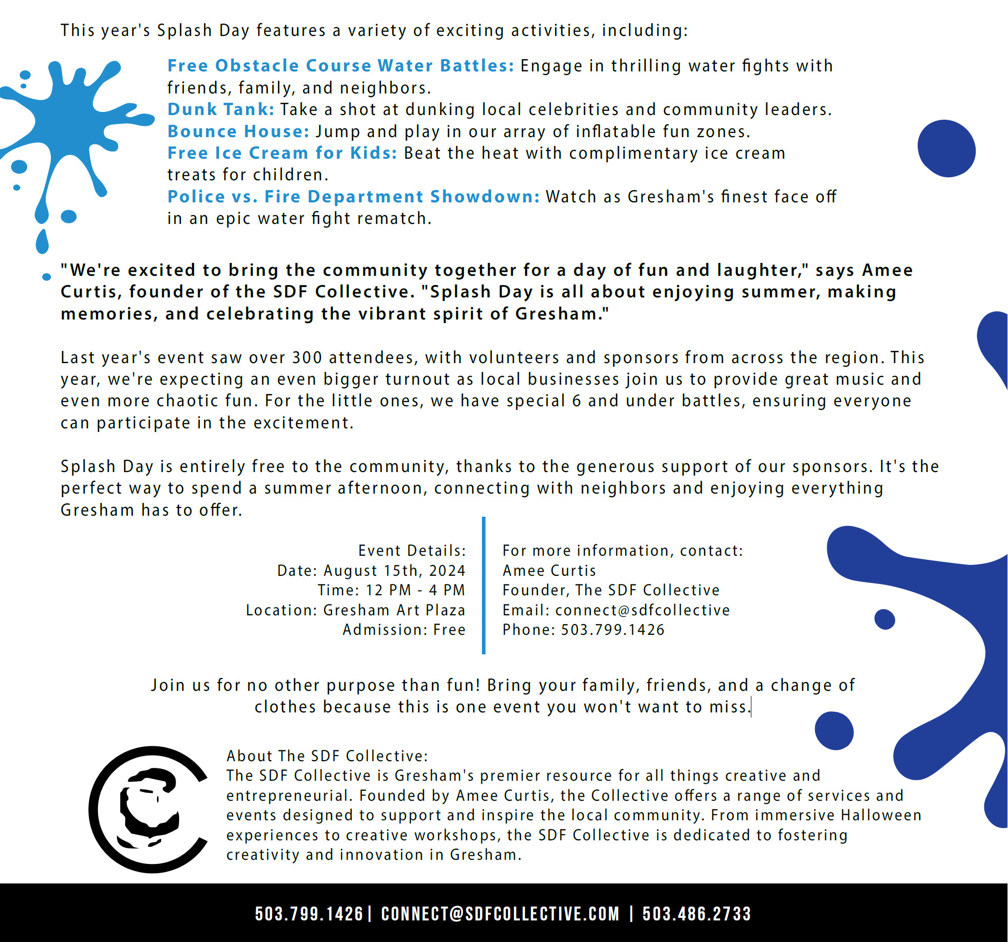 Splash Day at Gresham Art Plaza: An Unforgettable Water-Filled ...